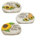 Bee Inspirational Cement Garden Stone 3 Asstd. - Walmart.com