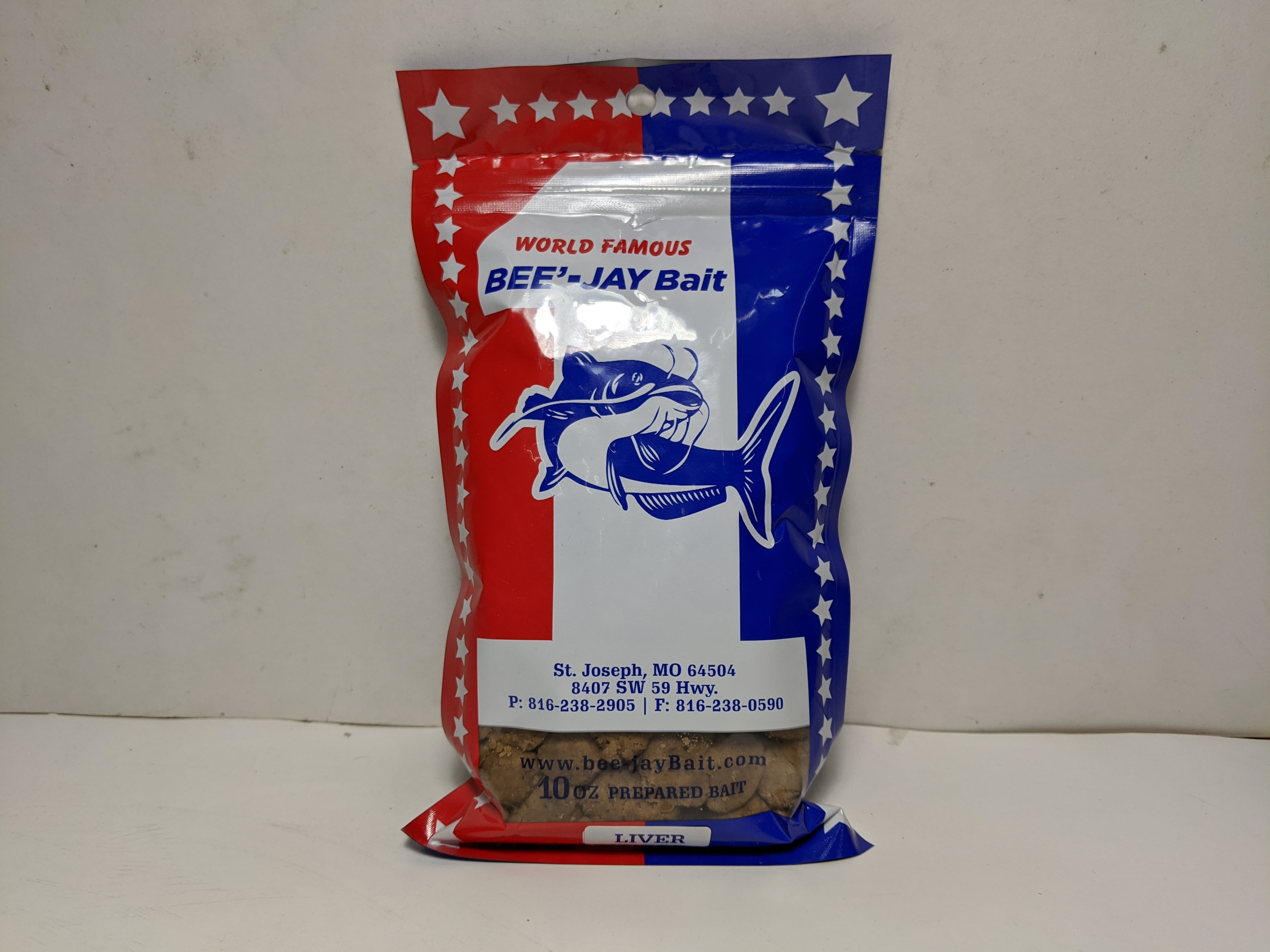 Bee-Jay Baits Pre Molded Dough Balls Liver Flavor Cat Fish Bait 10 Oz ...