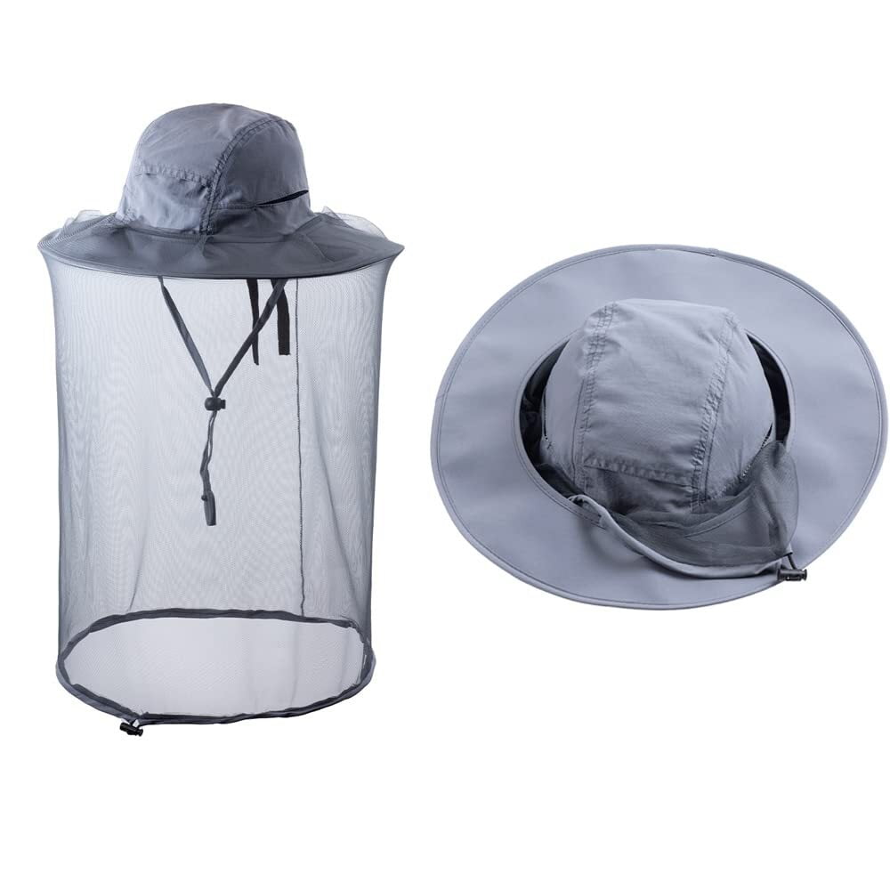 Bee Keeper Beekeeping Veil Hat face Covering Costume Fly Hornet Insect ...