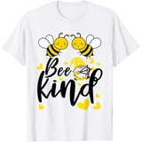 Bee Kind Inspirational Be Kind Gnome Lovers for Women Men T-Shirt ...