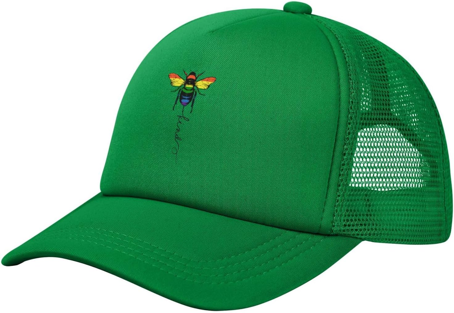 Bee Kind LGBT Trucker Hat Women Mesh Baseball Cap Cowboy Hat Men Dad ...