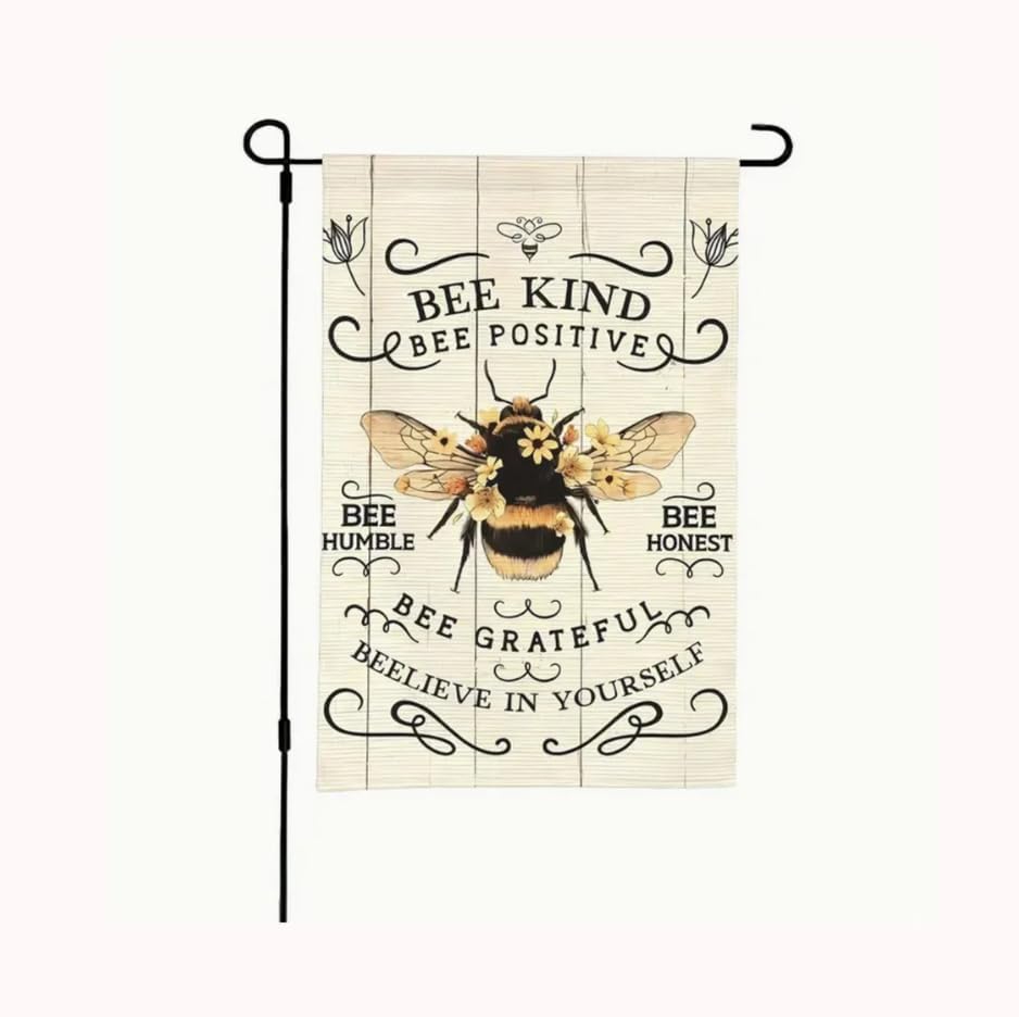 Bee Kind Positive Humble Beekeeper Honey Bumblebee Floral Flower Family ...