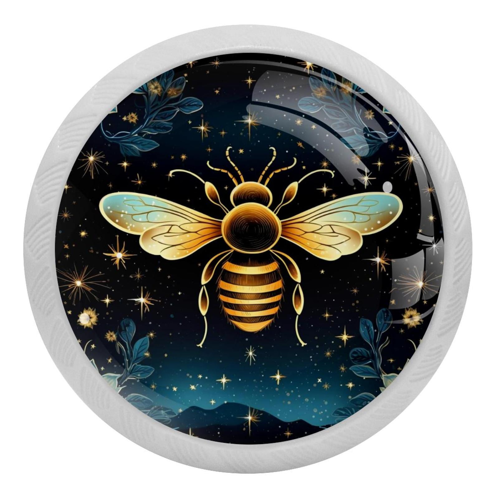 Bee Kitchen Hardware: Fluorescent Drawer Pulls - Round 4-Pack, Glow-in ...