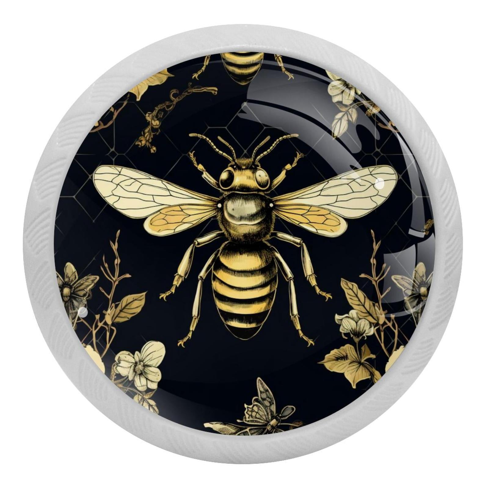 Bee Kitchen Hardware: Fluorescent Drawer Pulls - Round 4-Pack, Glow-in ...