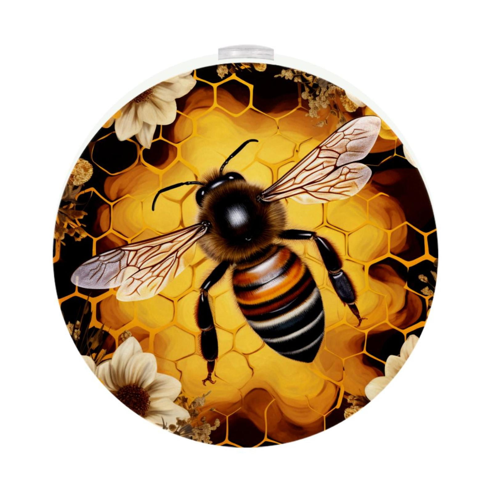 Bee LED Night Light - Pack of 2, Induction Controlled Wall Light for ...