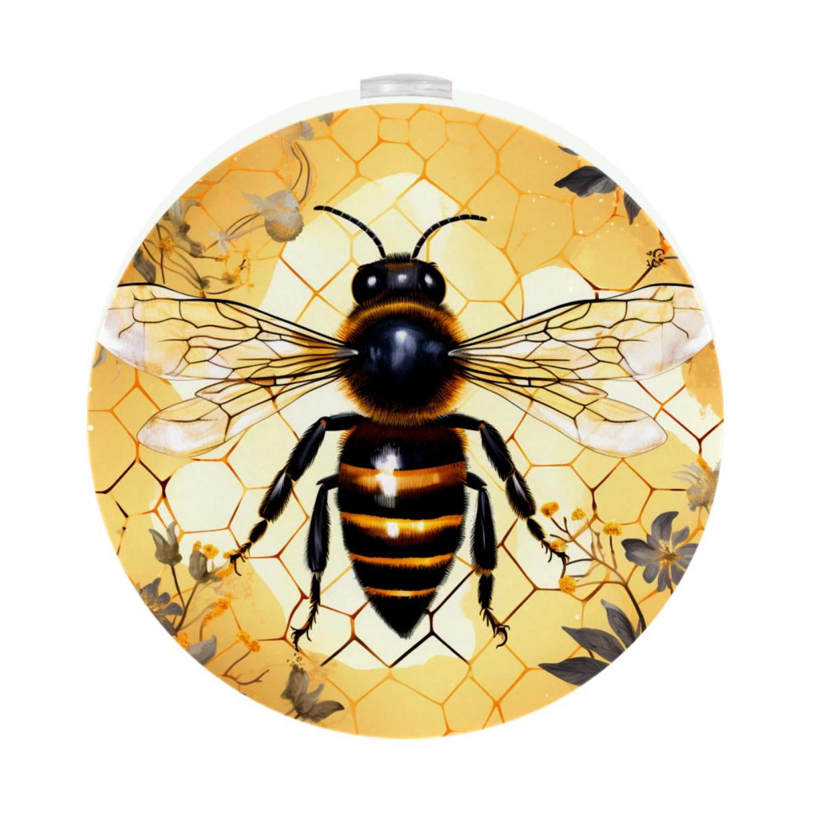Bee LED Night Light - Set of 2, Induction Light Control, Ideal Room ...