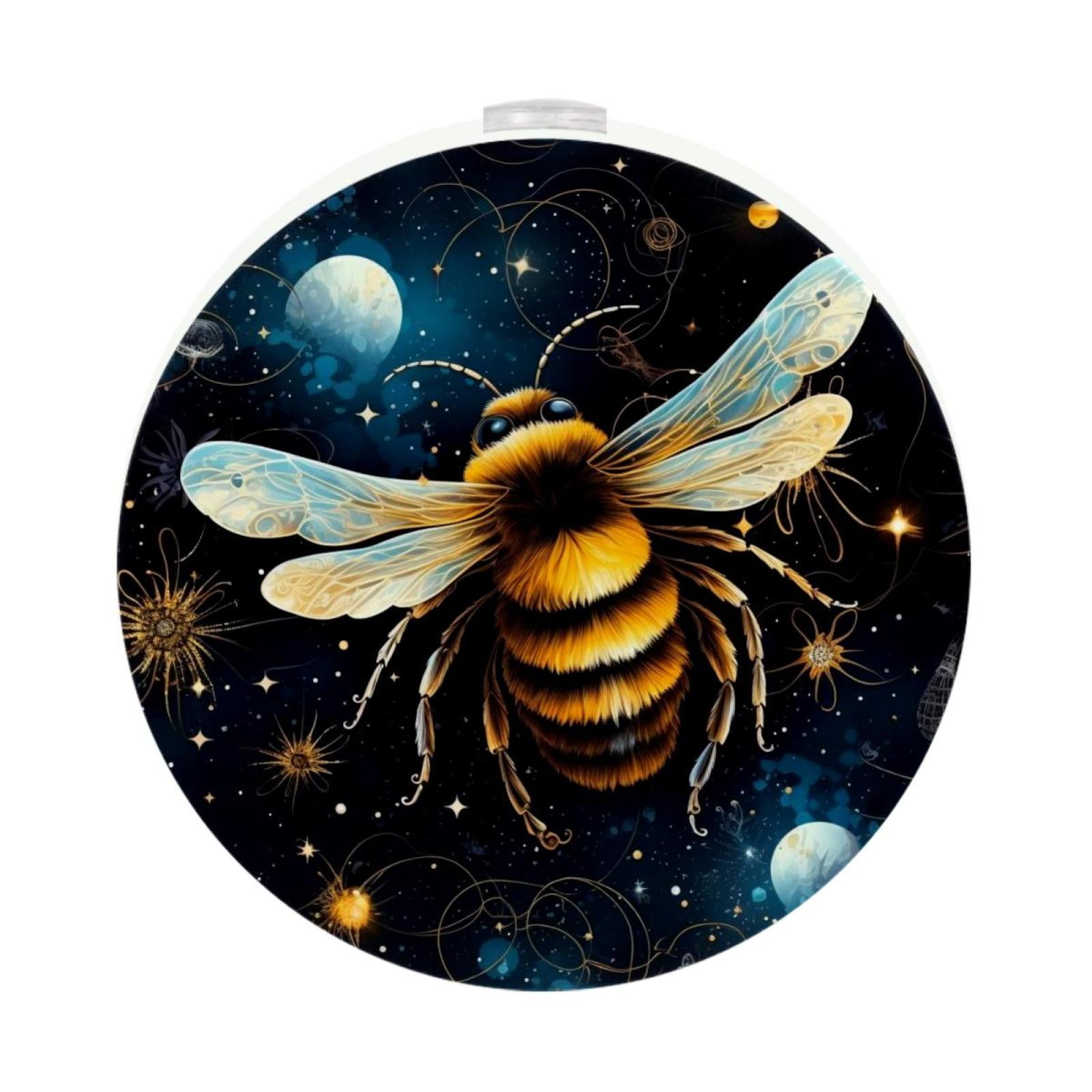 Bee LED Round Night Light-2PCS | Energy-Efficient Plug-in Nightlights ...