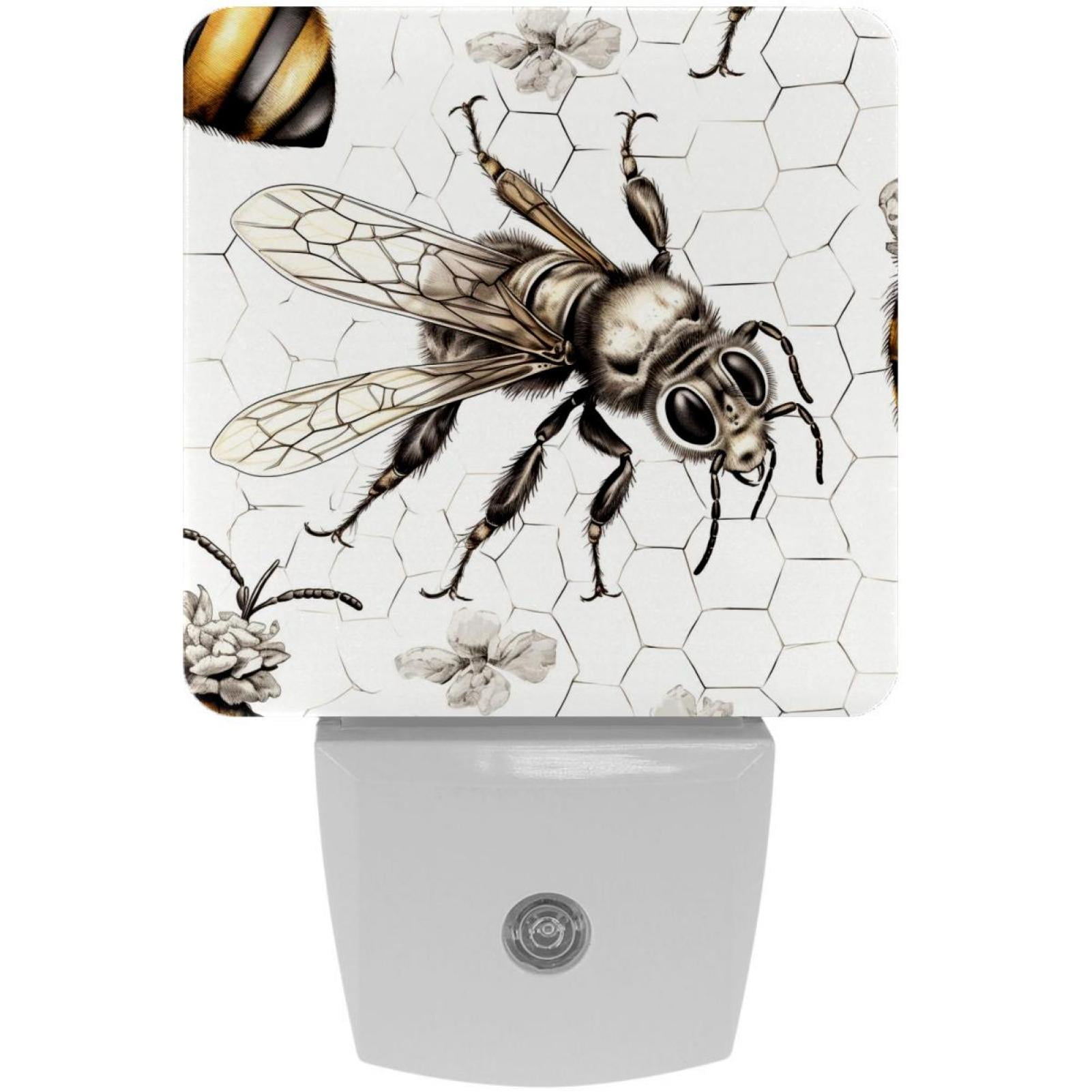 Bee LED Square Night Light - Energy Efficient and Stylish Illumination ...