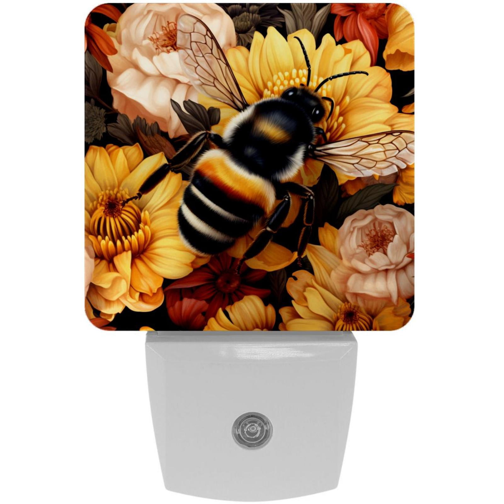 Bee LED Square Night Light - Energy Efficient and Stylish Illumination ...