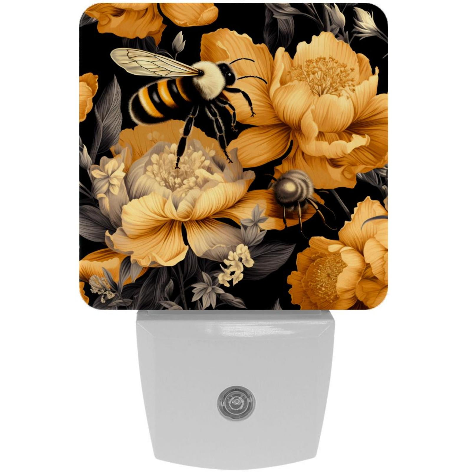 Bee LED Square Night Light for Bedroom and Bathroom - Energy Efficient ...