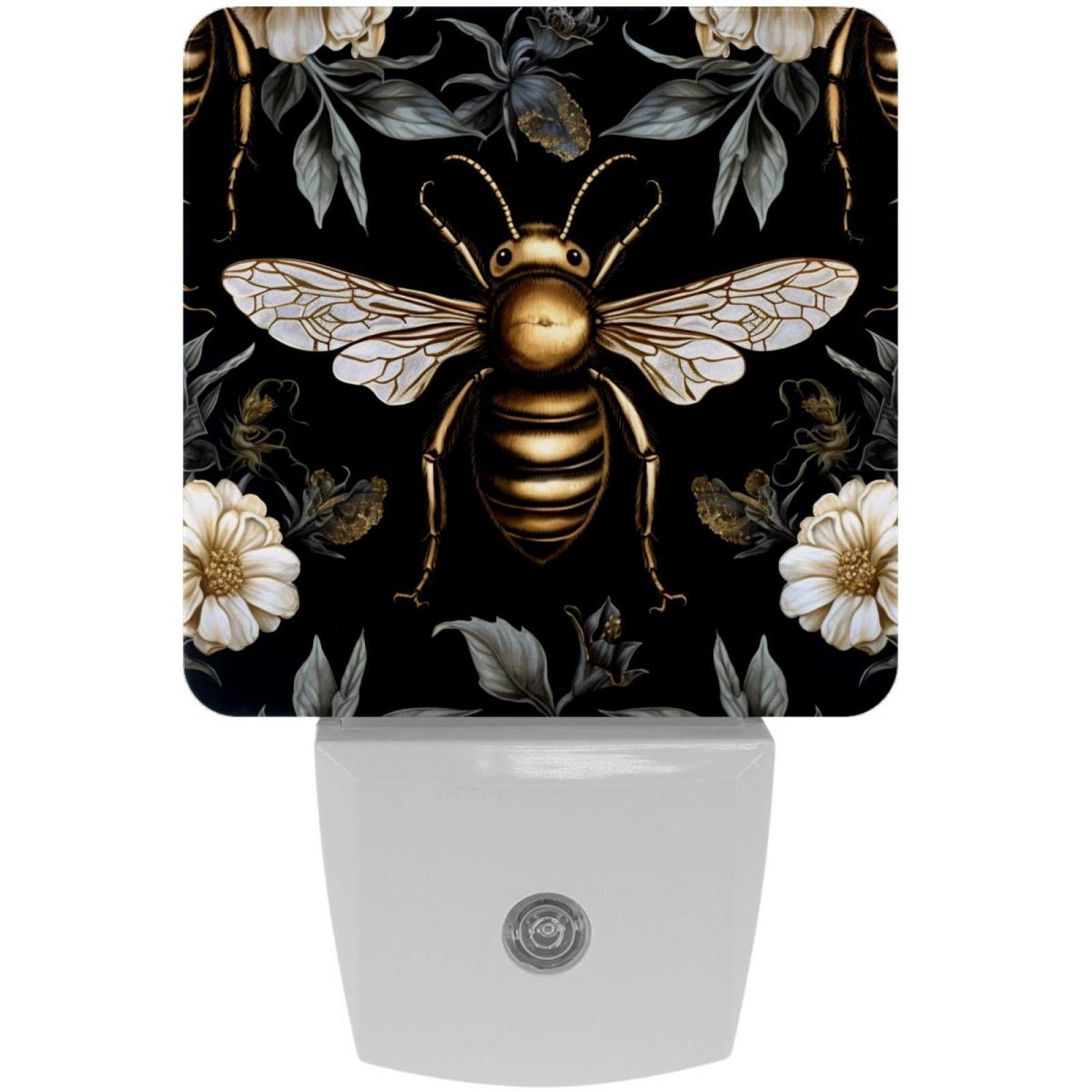 Bee LED Square Night Lights - Energy Efficient and Stylish Bedroom ...