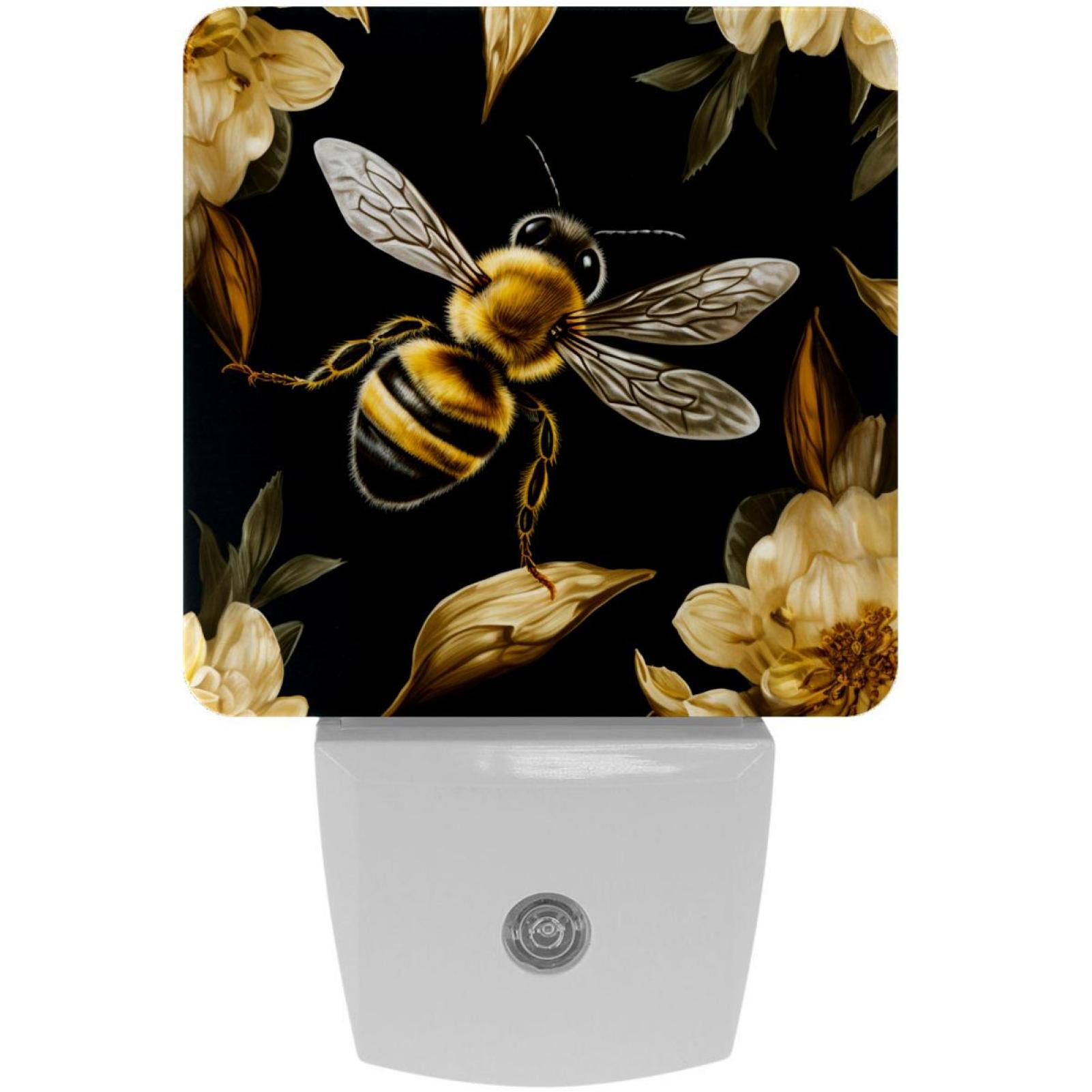 Bee LED Square Night Lights - Energy Efficient and Stylish Decor for ...