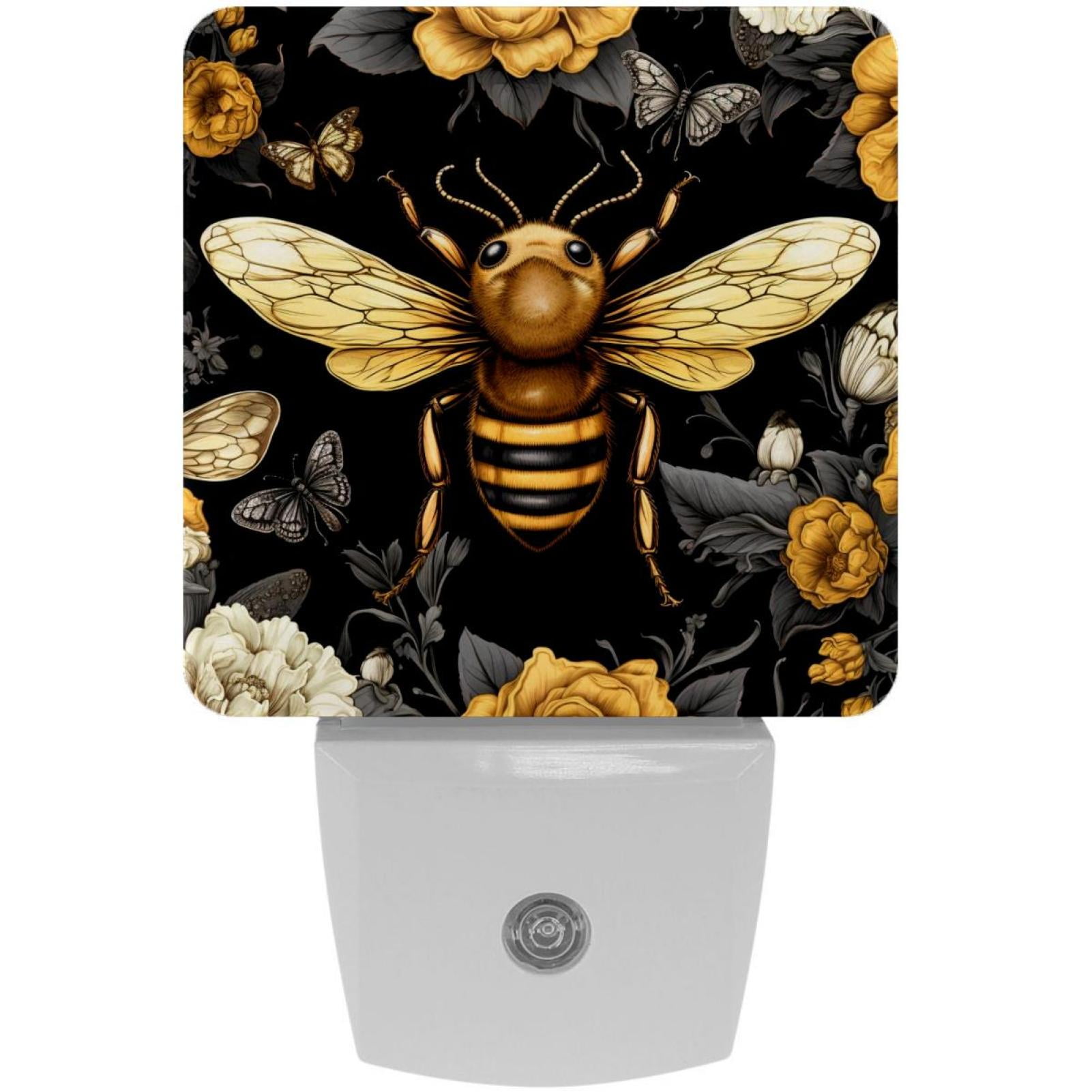 Bee LED Square Night Lights - Modern and Versatile Plug-in Lighting ...