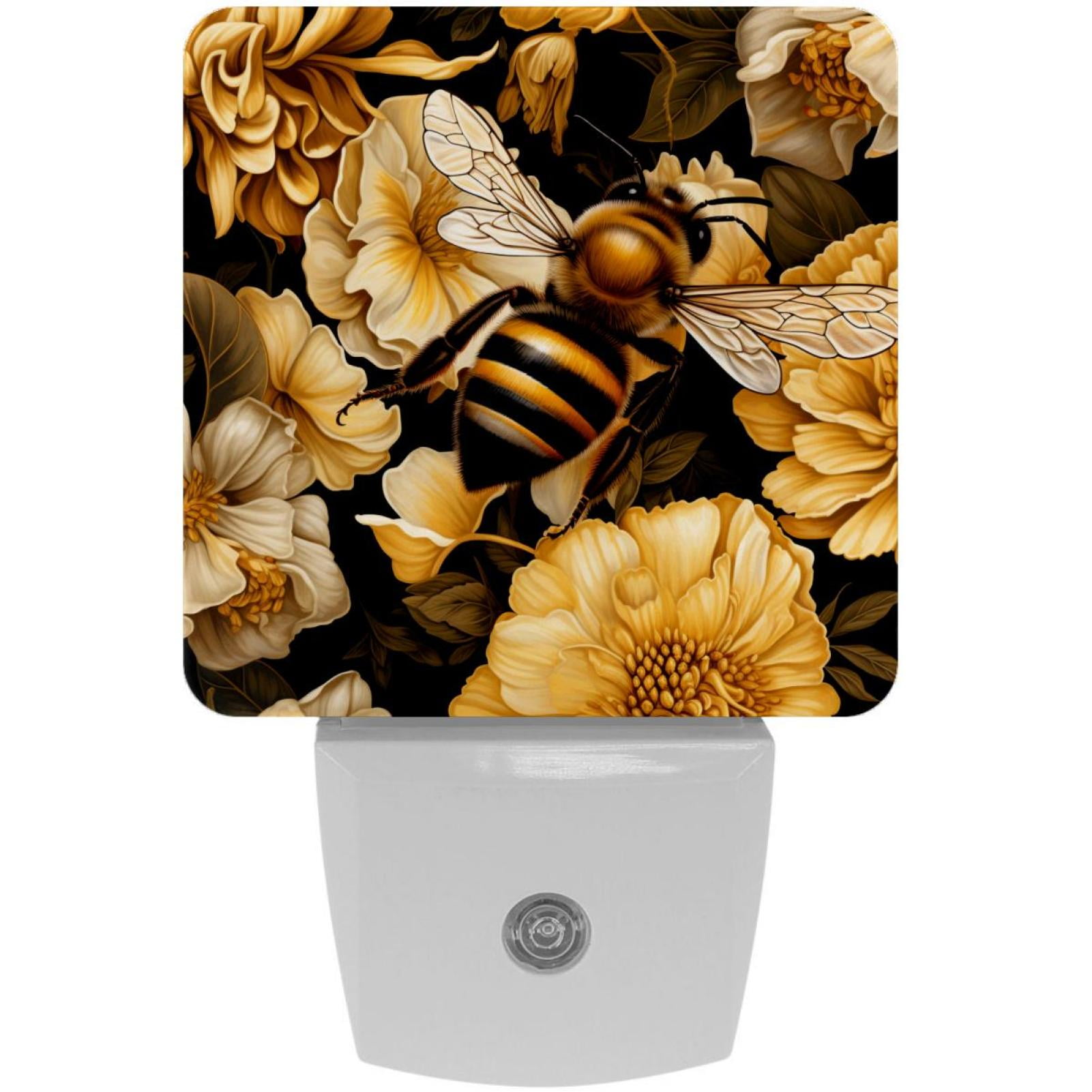 Bee LED Square Night Lights - Modern and Versatile Plug-in Lighting ...
