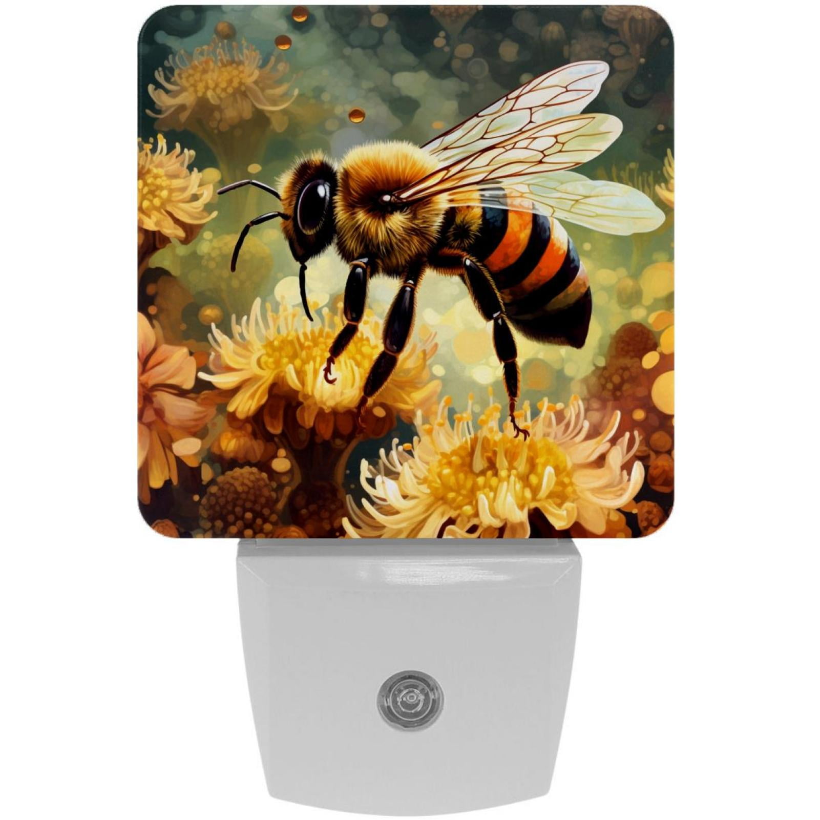 Bee LED Square Night Lights - Stylish and Energy-Efficient Lighting ...