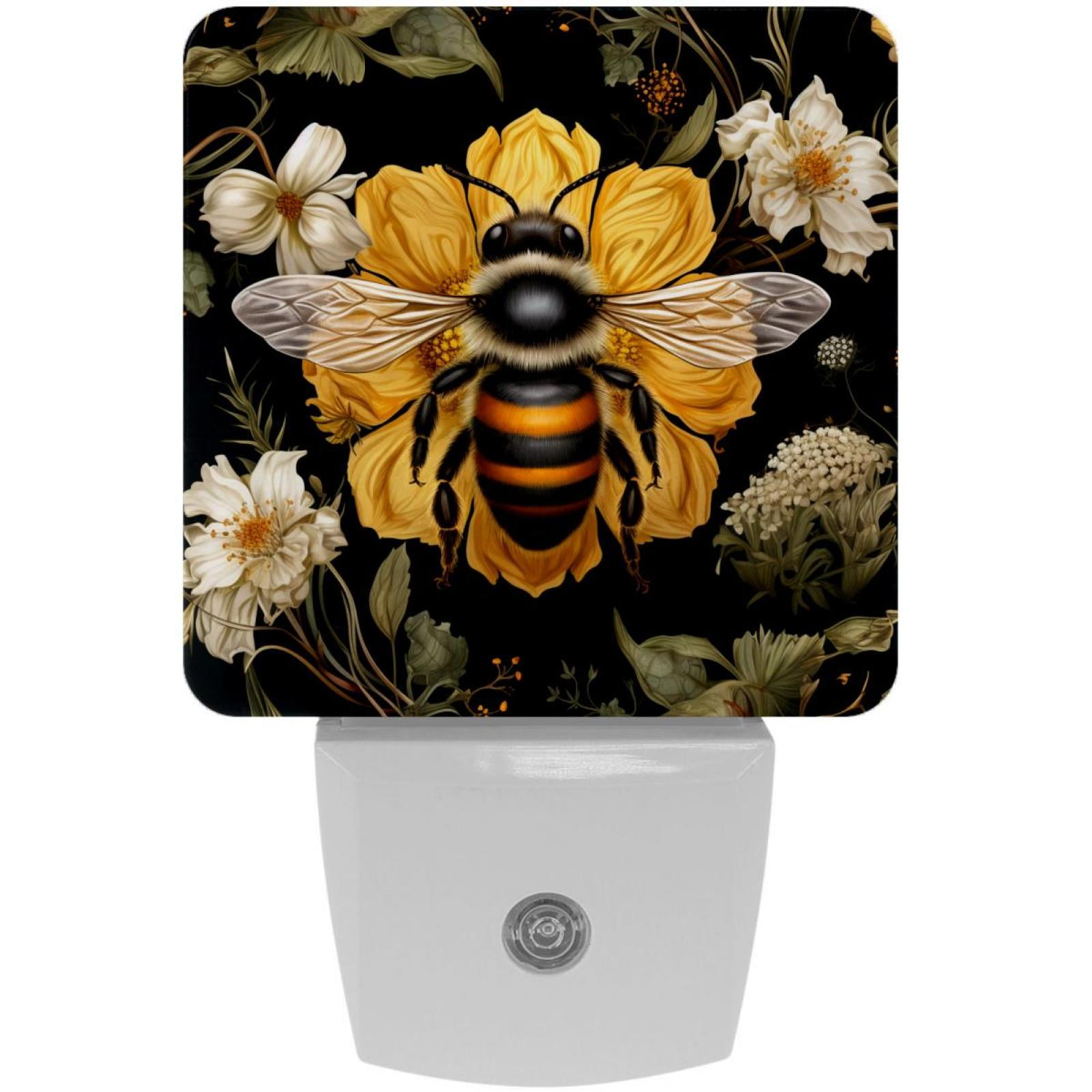 Bee LED Square Night Lights - Stylish and Functional Nightlight for ...