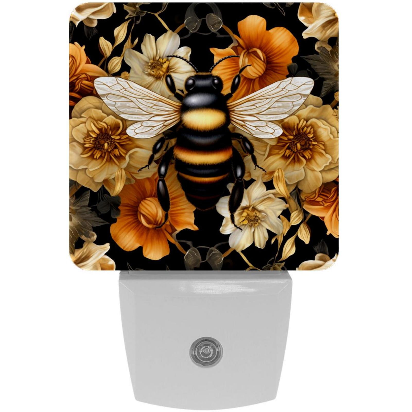 Bee LED Square Night Lights - Stylish and Functional Nightlight for ...