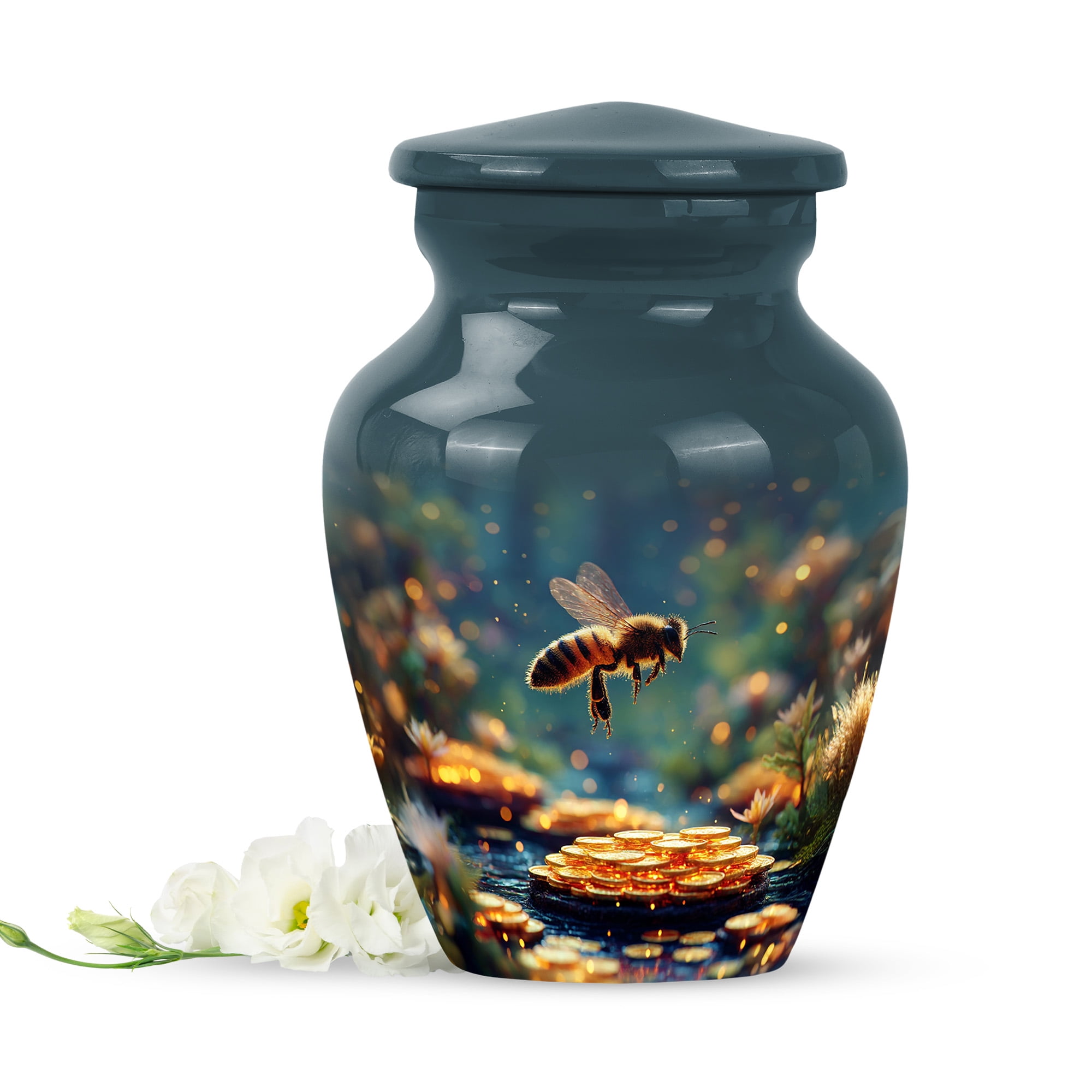 Bee Little Memorial Urns For Adult Male - Mini Urn For Ashes For Women ...