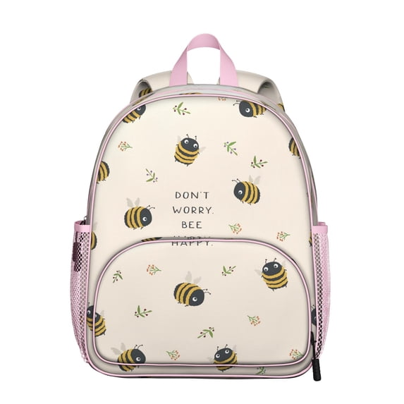 Bee Lovers Lightweight Backpack, Cute Honey Pattern Design, Yellow Hive ...