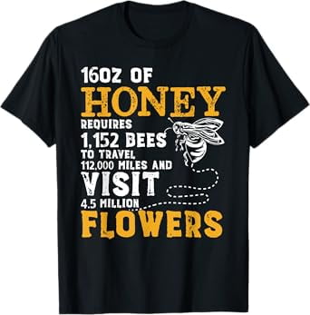 Bee Lovers Pollination Gift Honey Apiary Apiarist Bee Keeper T-Shirt ...