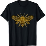 Bee Mandala Art Pattern Insect Beekeeper Gift T-Shirt - Walmart.com