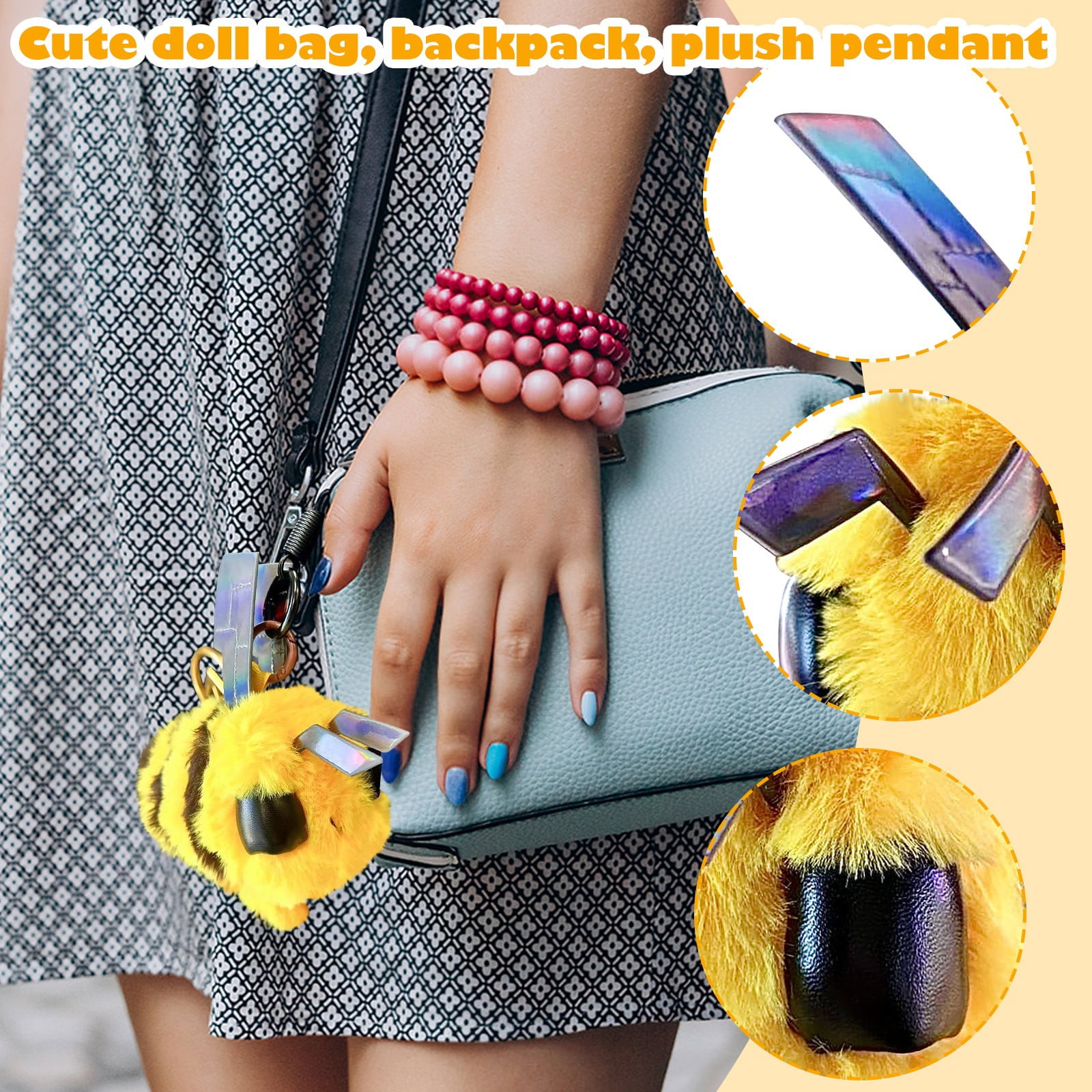 Bee Minecraft Plushies 3.9 Inch Minecraft Movie Action Figure Minecraft ...