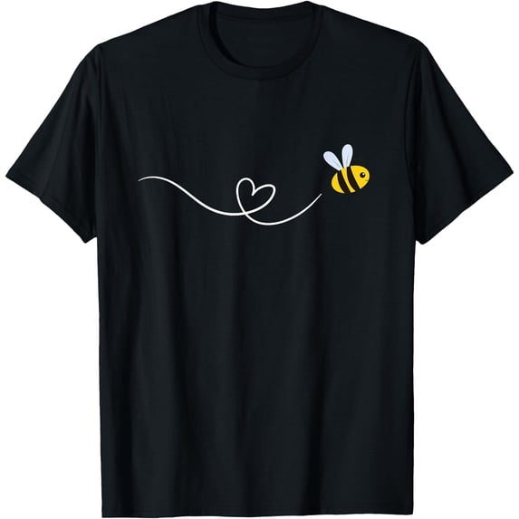 Bee Minimalist Art Line T-Shirt - Walmart.com