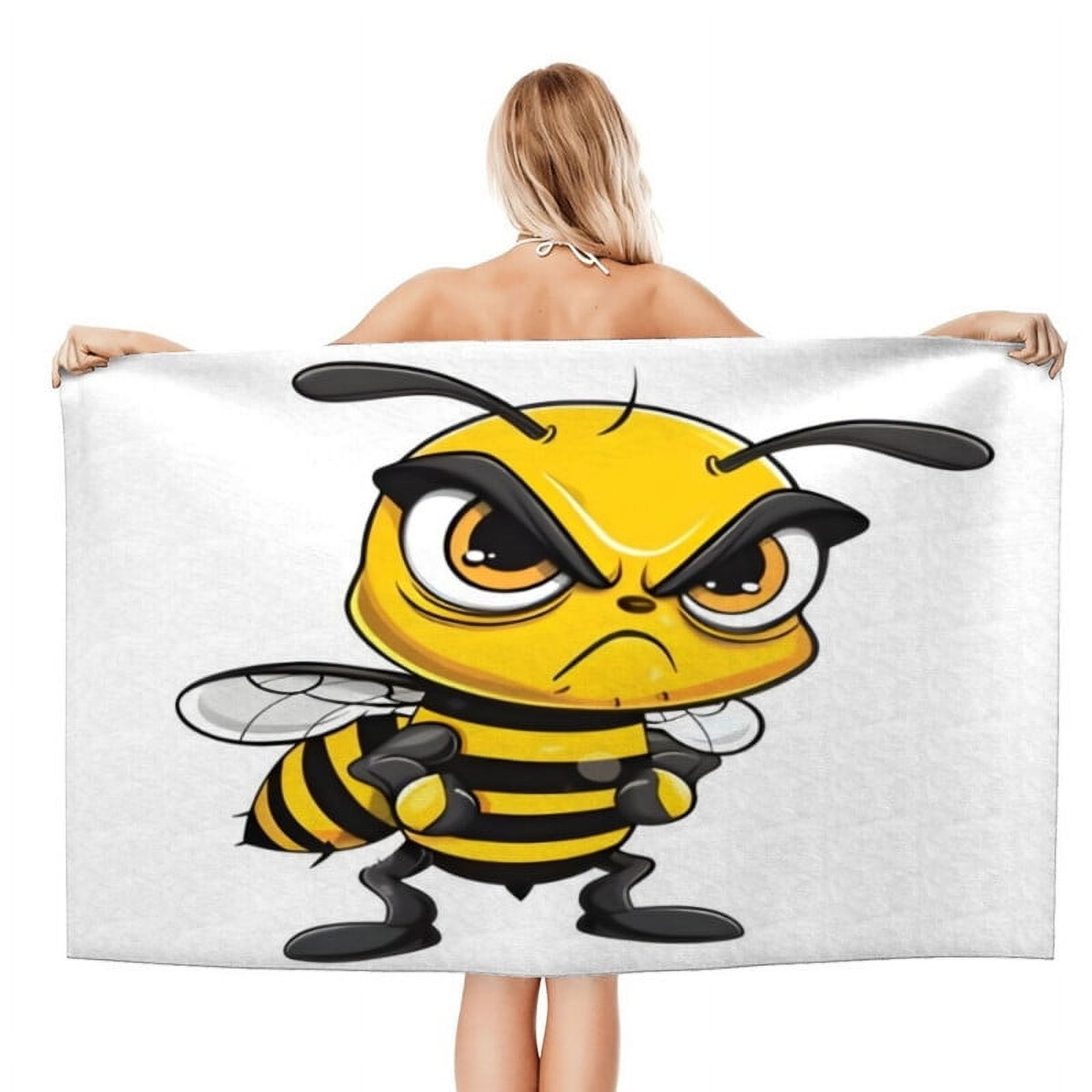 Bee Movie Beach Towel 30.7*59 InchesI Made Of Microfiber Material Quick ...
