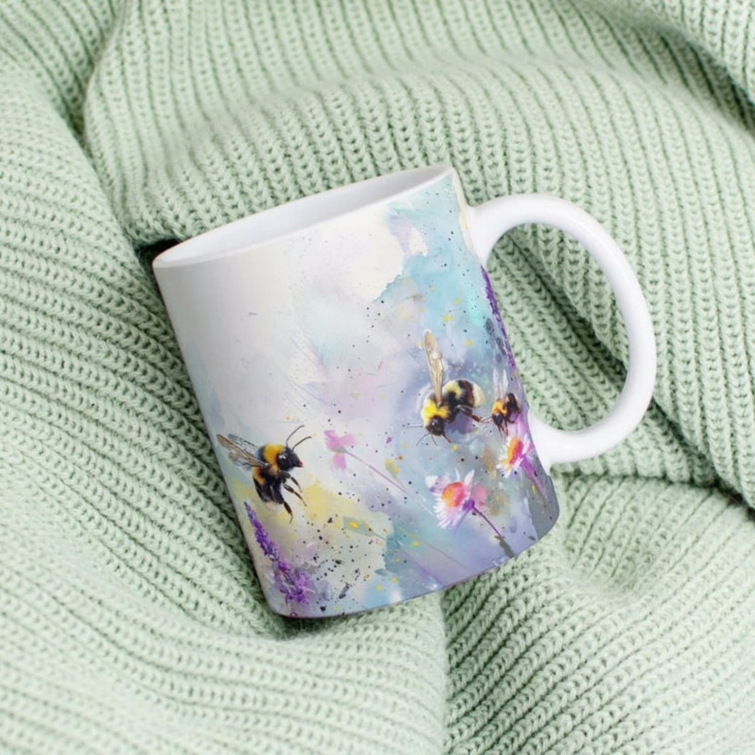 Bee Mug Ceramic Bee Ceramic Mug Bee Coffee Mug Her Bumble Bee Mug Gift ...