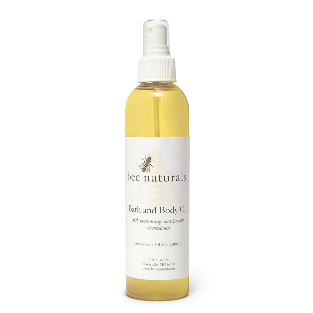 Bee Naturals Lavender Aromatherapy Bath & Body Oil with Coconut, Rice ...