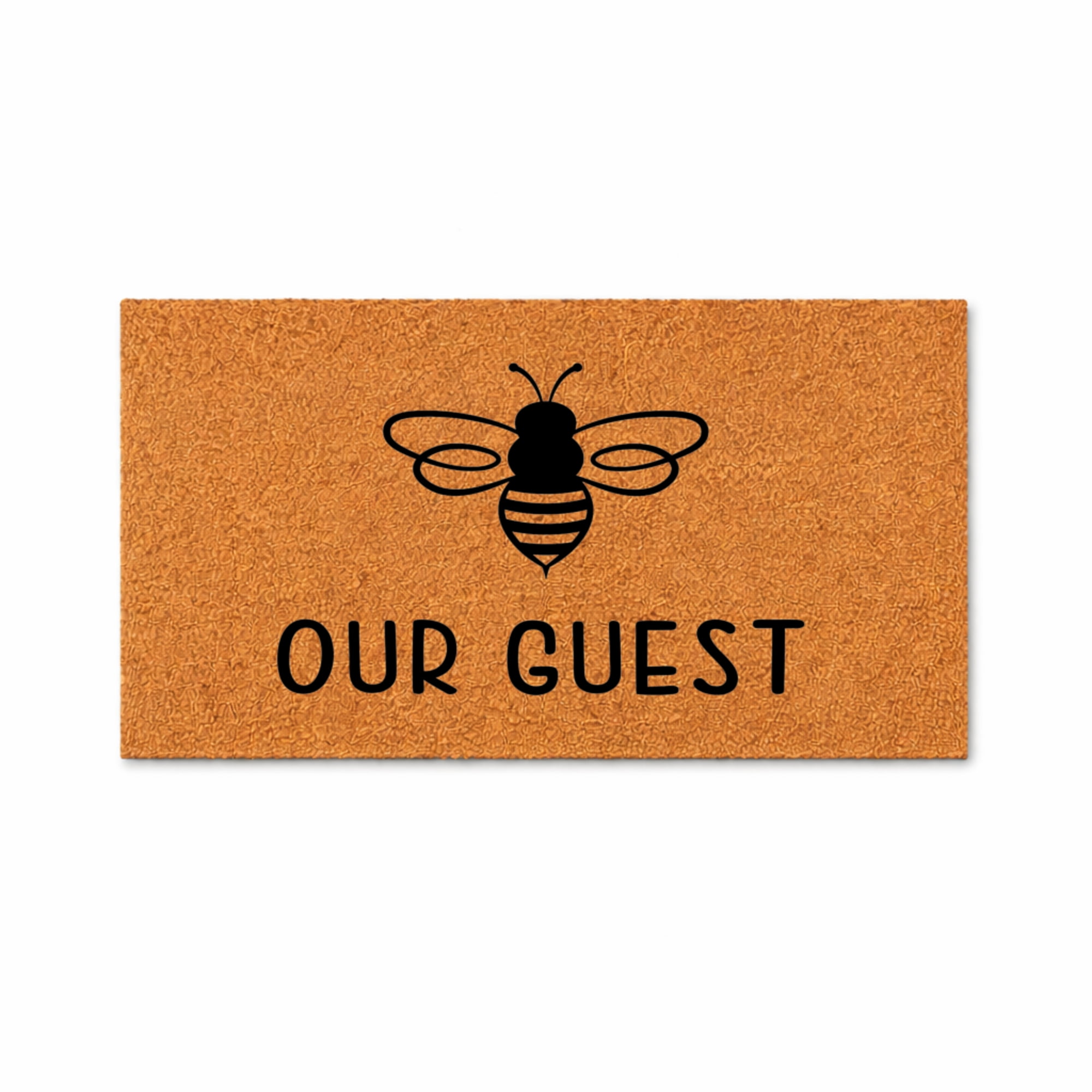 Our Guest Doormat, Bee Graphic Welcome Mat, Outdoor Entryway Doormat ...