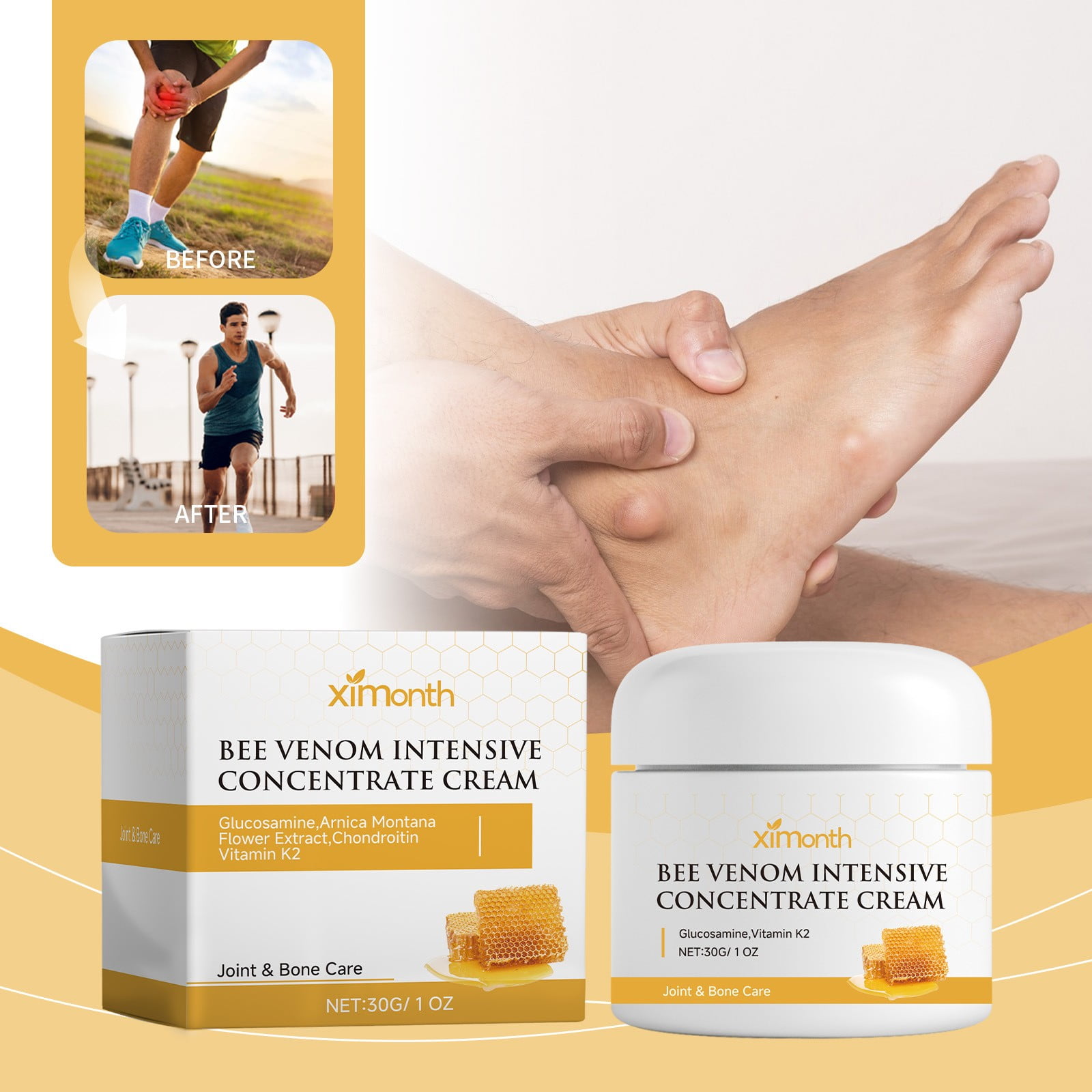 Bee Pain Paste, Bee Paste Joint Paste, Bee Ointment, Bee Paste Against ...