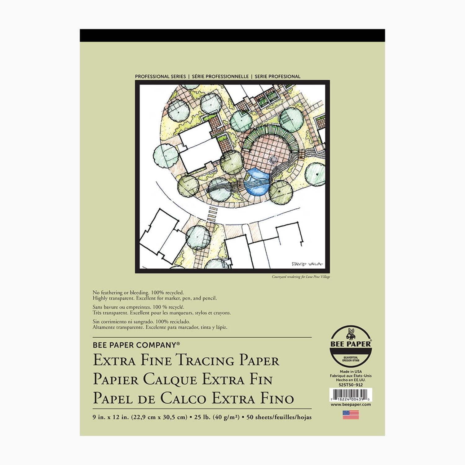 Bee Paper Bleed Proof Extra Fine Trace Paper - Walmart.com