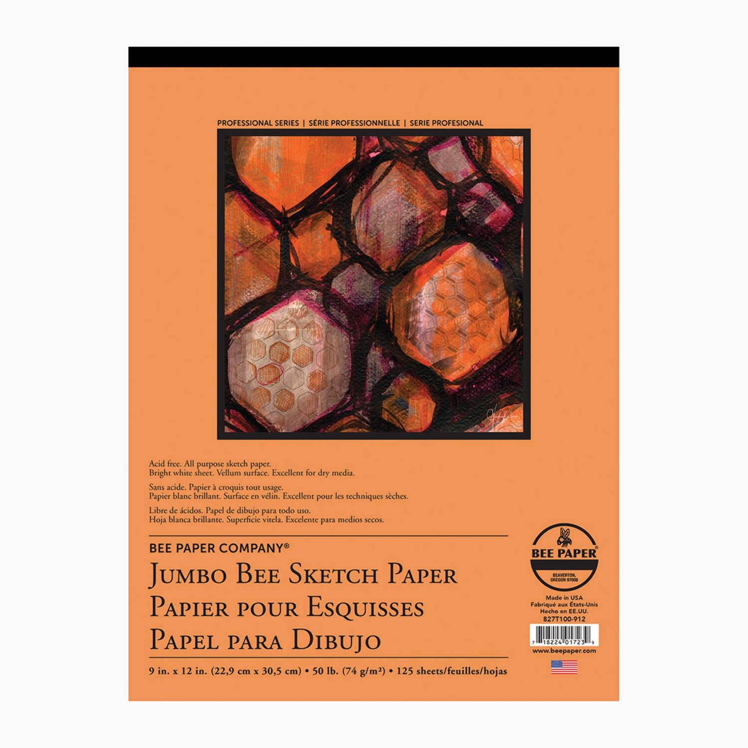 Royal & Langnickel - Bee Paper Company Jumbo Bee Sketch Paper - 9" x 12 ...