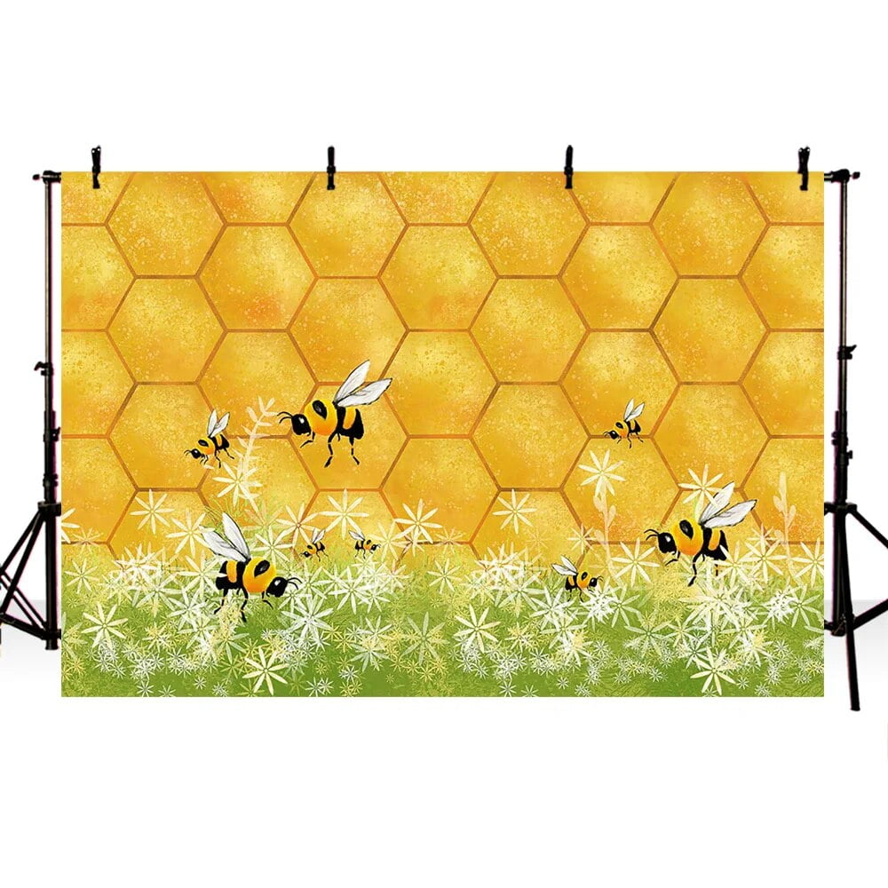 Bee Photography Backdrops Newborn Shower Portrait Photo Wallpaper ...