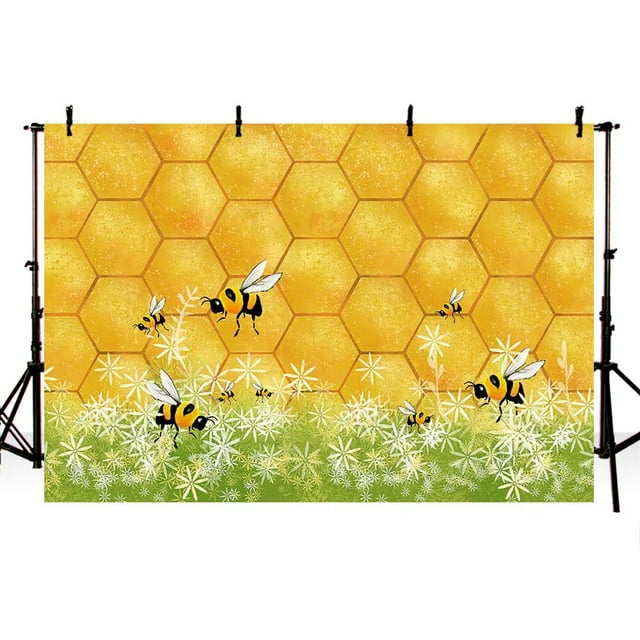 Bee Photography Backdrops Newborn Shower Portrait Photo Wallpaper ...