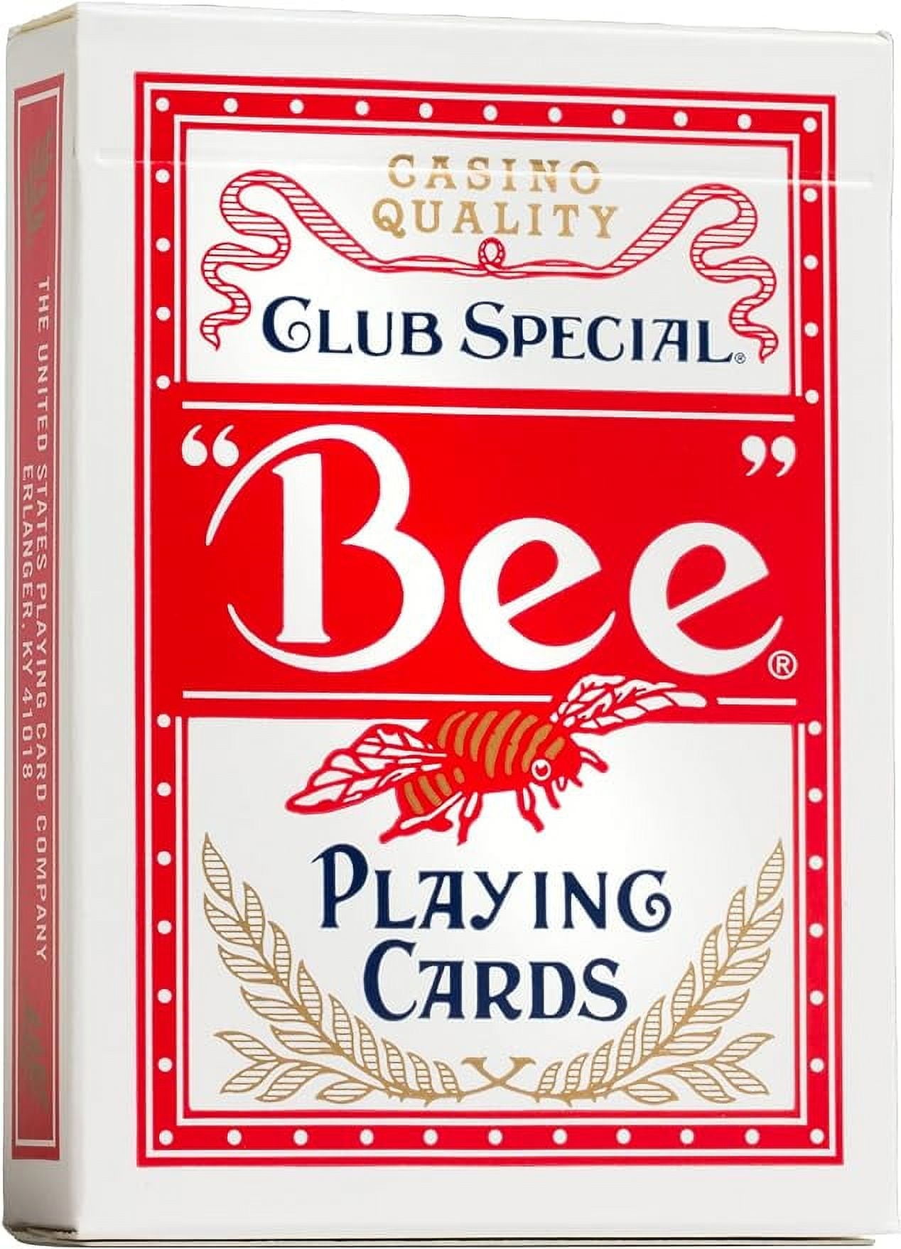 Bee Poker Size Club Special Premium Playing Cards, 1 Ea, 3 Pack ...