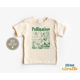 Bee Pollination Toddler Shirt - Retro Insect Flower Graphic Tee ...