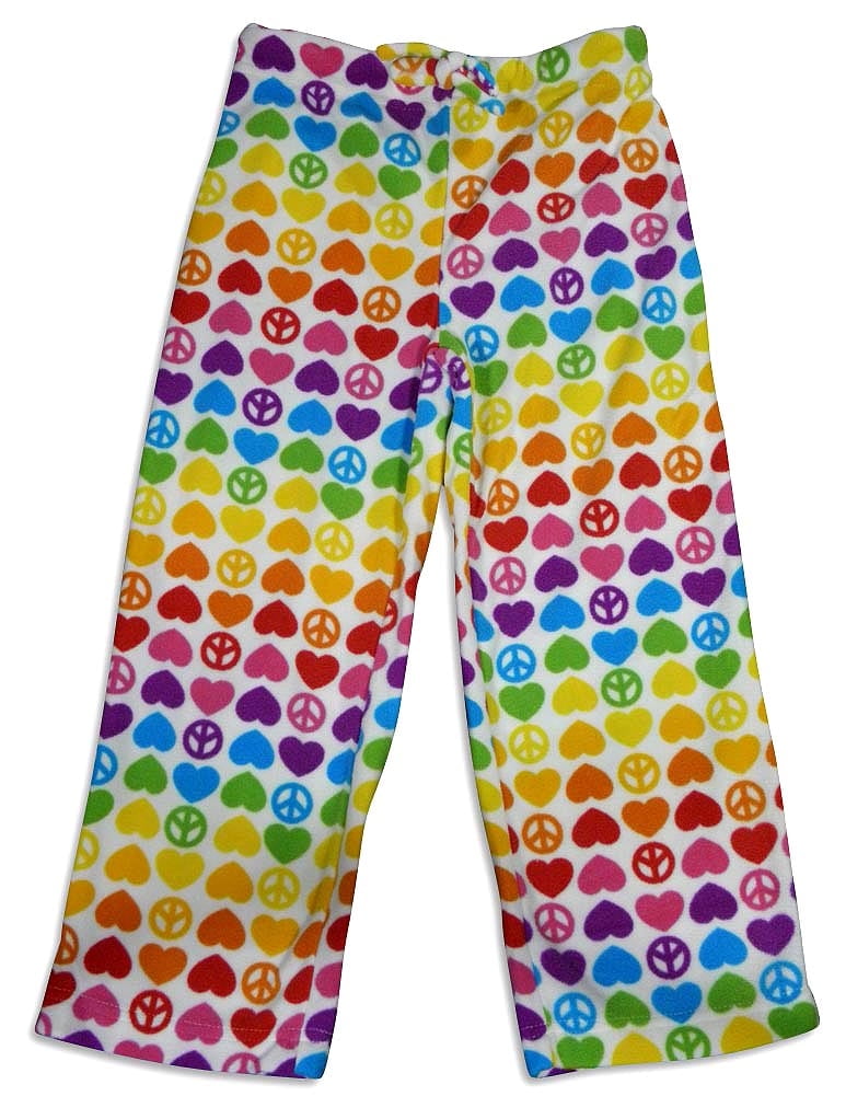 Bee Posh Little Girls Fleece Pajamas Child Female Tie Dye Lounge Sleep ...