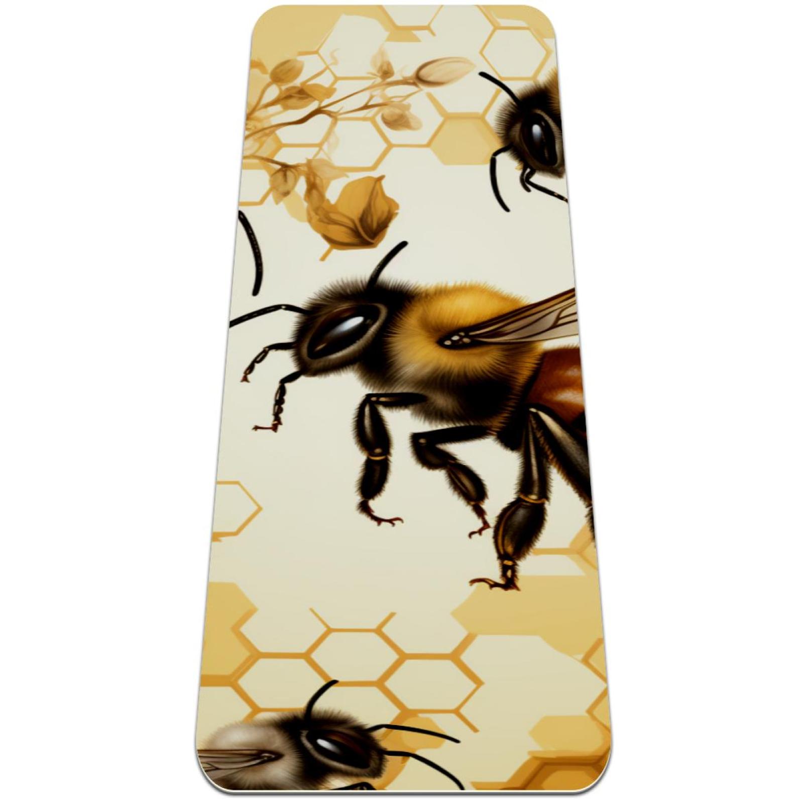 Bee Premium TPE Yoga Mat - & Exercise Mat for a Workout - - Walmart.com