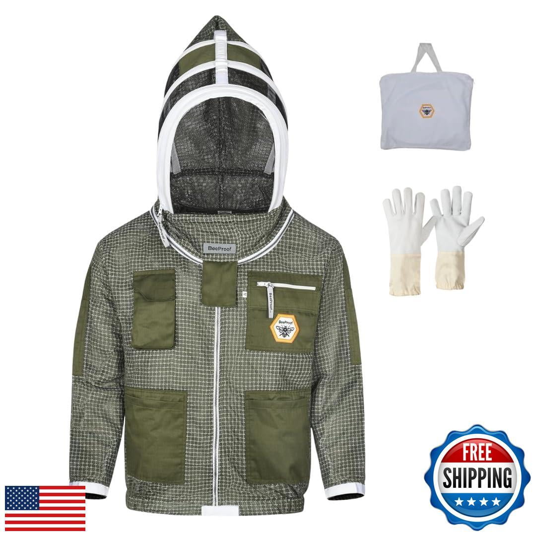 Bee Proof BP-301 Beekeeping Jacket 3-Layer Ultra Ventilated Suit with ...