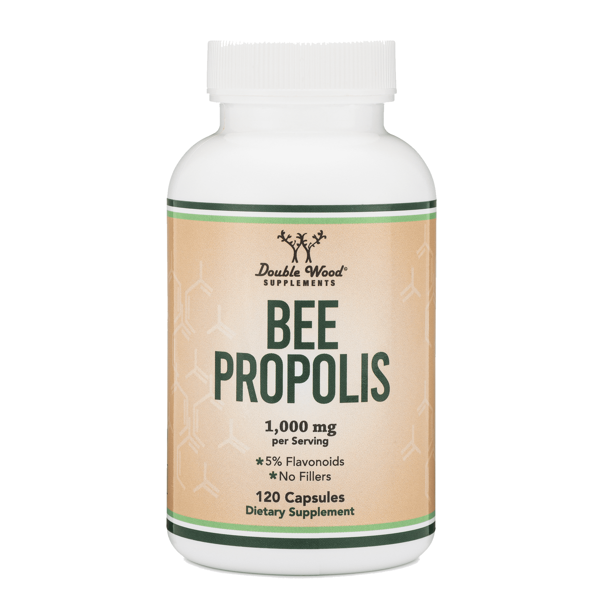 Bee Propolis Capsules 1,000mg Servings, 120 Count (Most Potent Propolis ...
