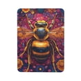 Bee Psychedelic Abstract Rectangular Refrigerator Magnet, Soft Magnetic ...