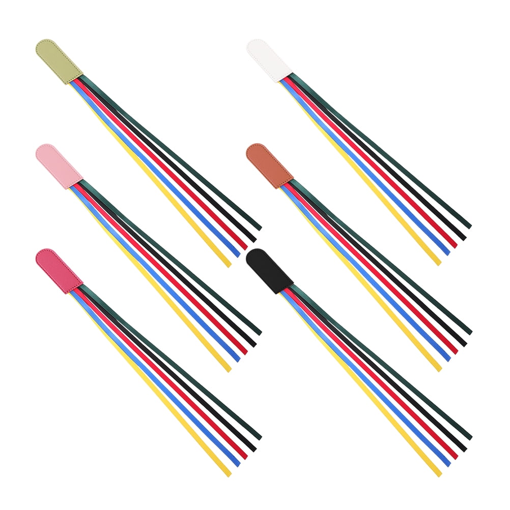 Bee Ribbon Bookmark,6Pcs Bible Ribbons Bookmarks PU Leather Bible ...