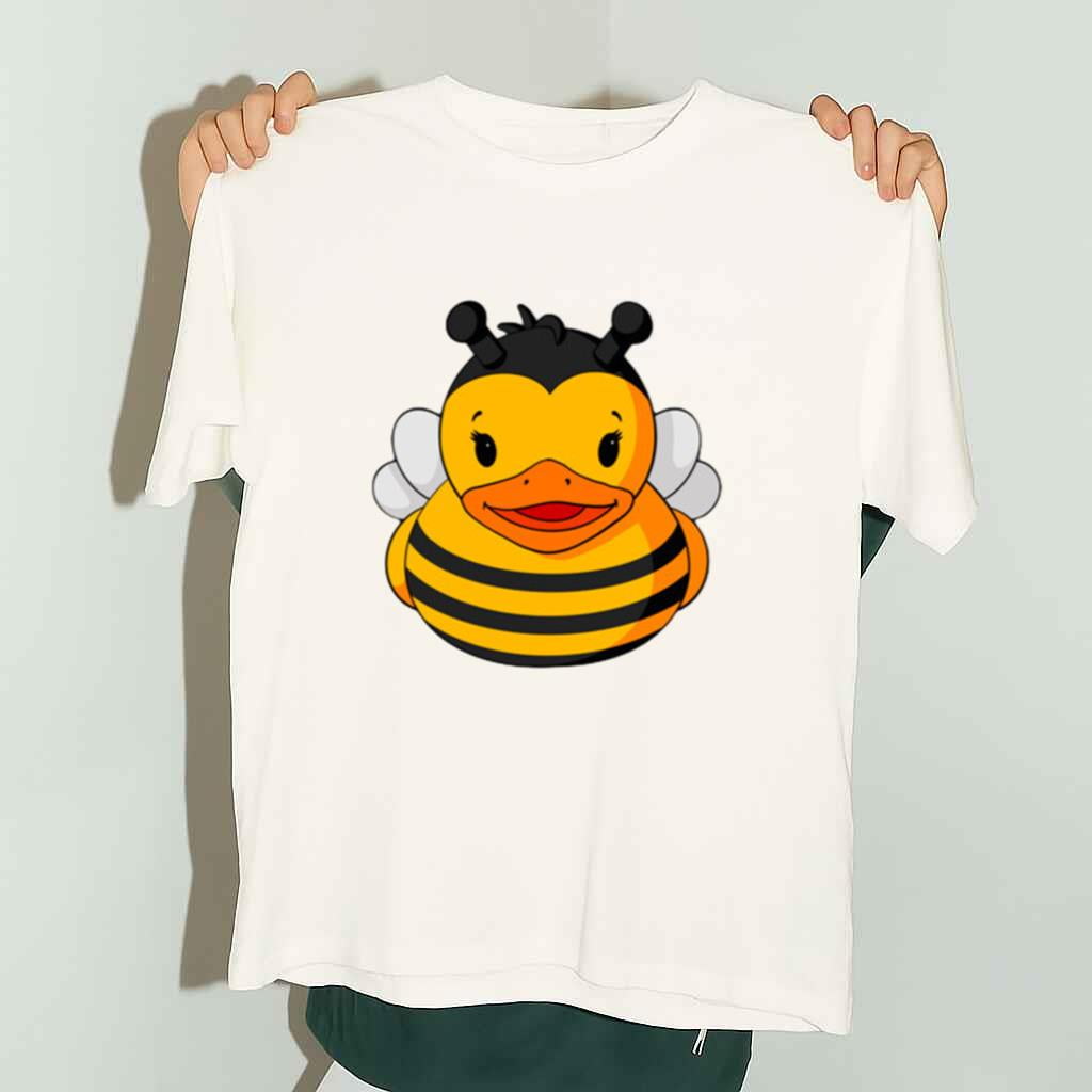 Bee Rubber Duck Funny Honeybee Insect Pollen Toy Unisex T-Shirt up to 5XL - Walmart.com