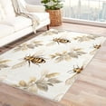 Bee Rug , Honey Bee Throw Rugs for Entryway Bedroom Living Room ...