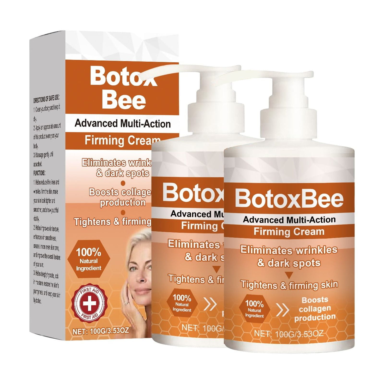 Bee Serum Advanced Multi-Action Firming Cream, 2025 New Professional Bee Serum Skin Firming ...