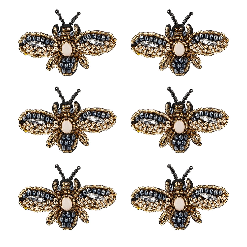 Bee Shape Felt Ornament Accessories Rhinestone & Resin Beads Beading ...