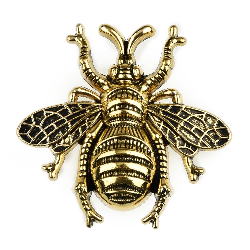 Bee Shape Wardrobe Knob Brass Furniture Handles Door Knobs and Handles ...