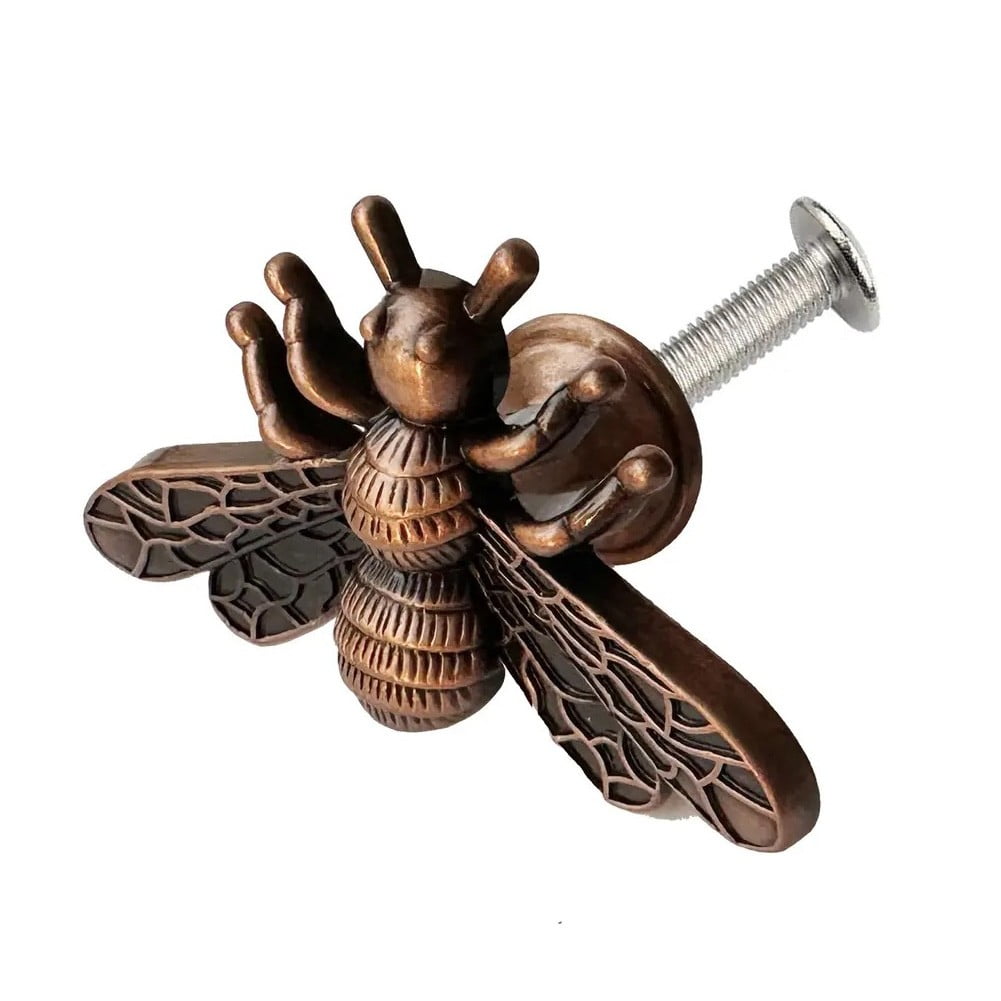 Bee Shape Wardrobe Knob Brass Furniture Handles Door Knobs And Handles ...